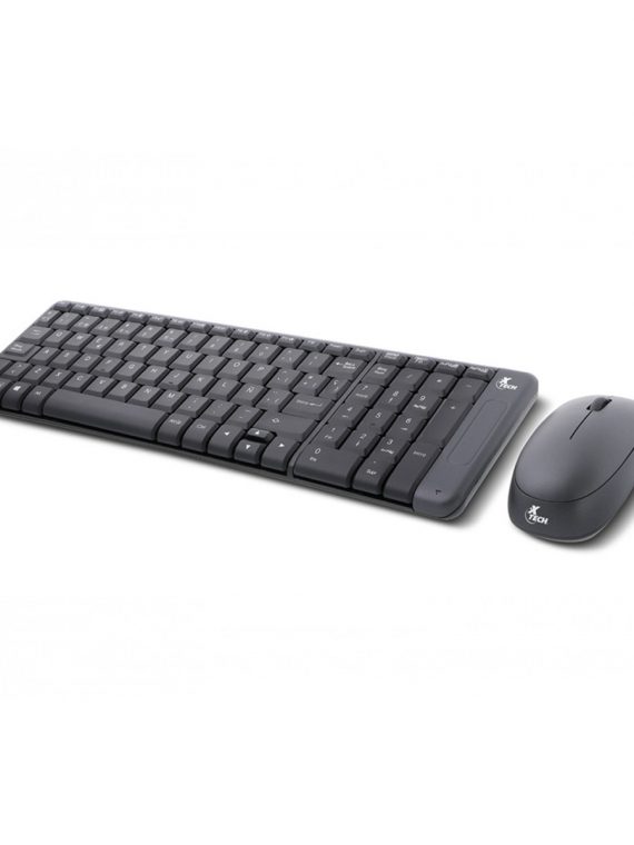Kit de Teclado Multimedia y Mouse Inalámbrico - Xtech - Stock Perú